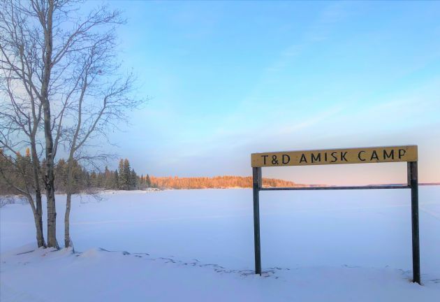 Winter Cabin Rentals | T & D Amisk Camp, Amisk Lake Fishing ...