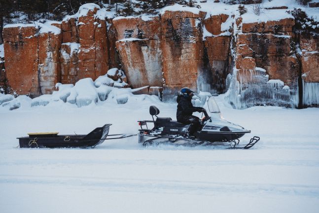 Winter Cabin Rentals | T & D Amisk Camp, Amisk Lake Fishing ...